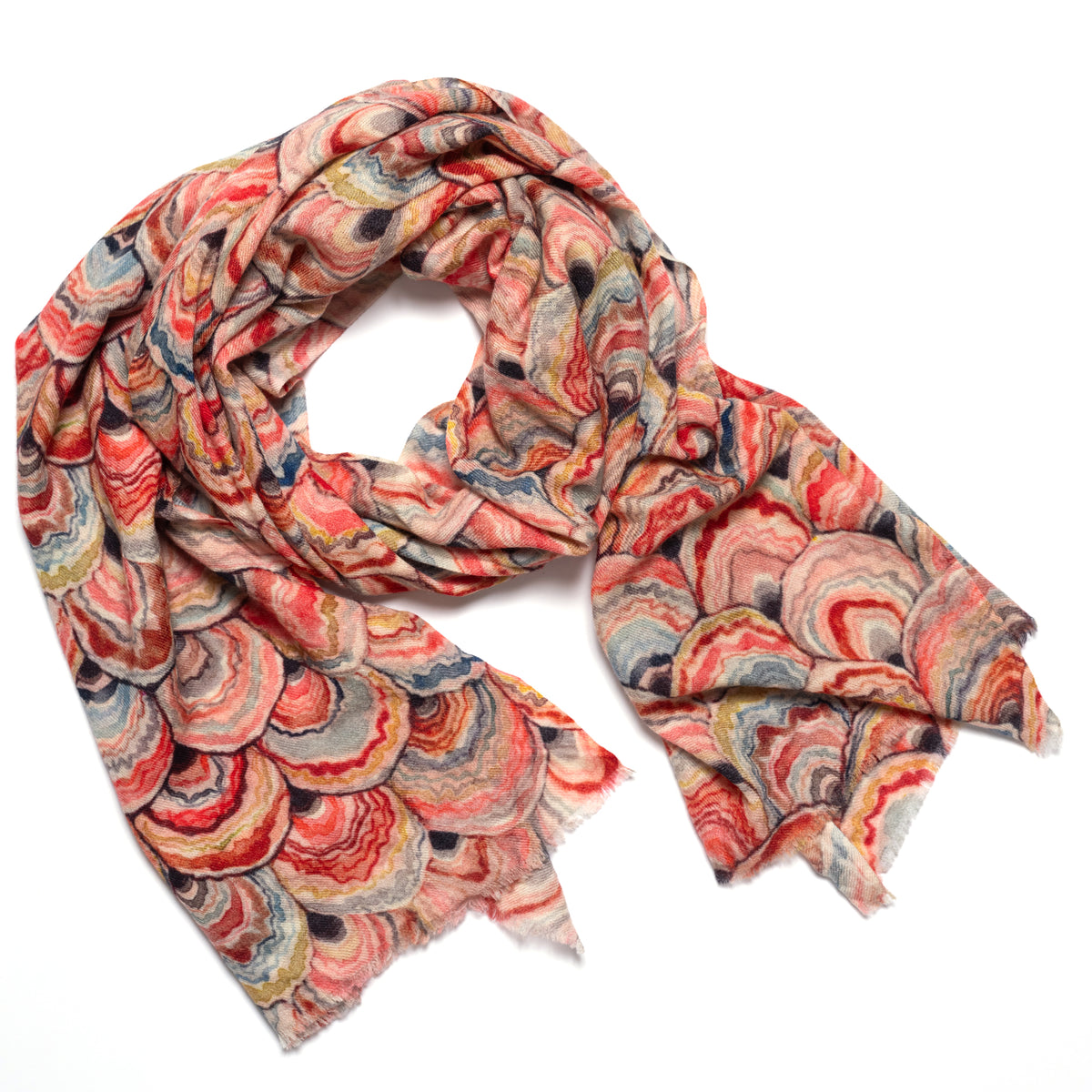 Wool Scarf- Woodland Oyster – Betsy Olmsted